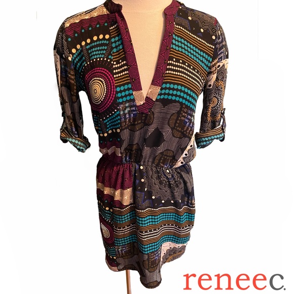 Renee C. | Dresses | Renee C Multi Color Dress | Poshmark